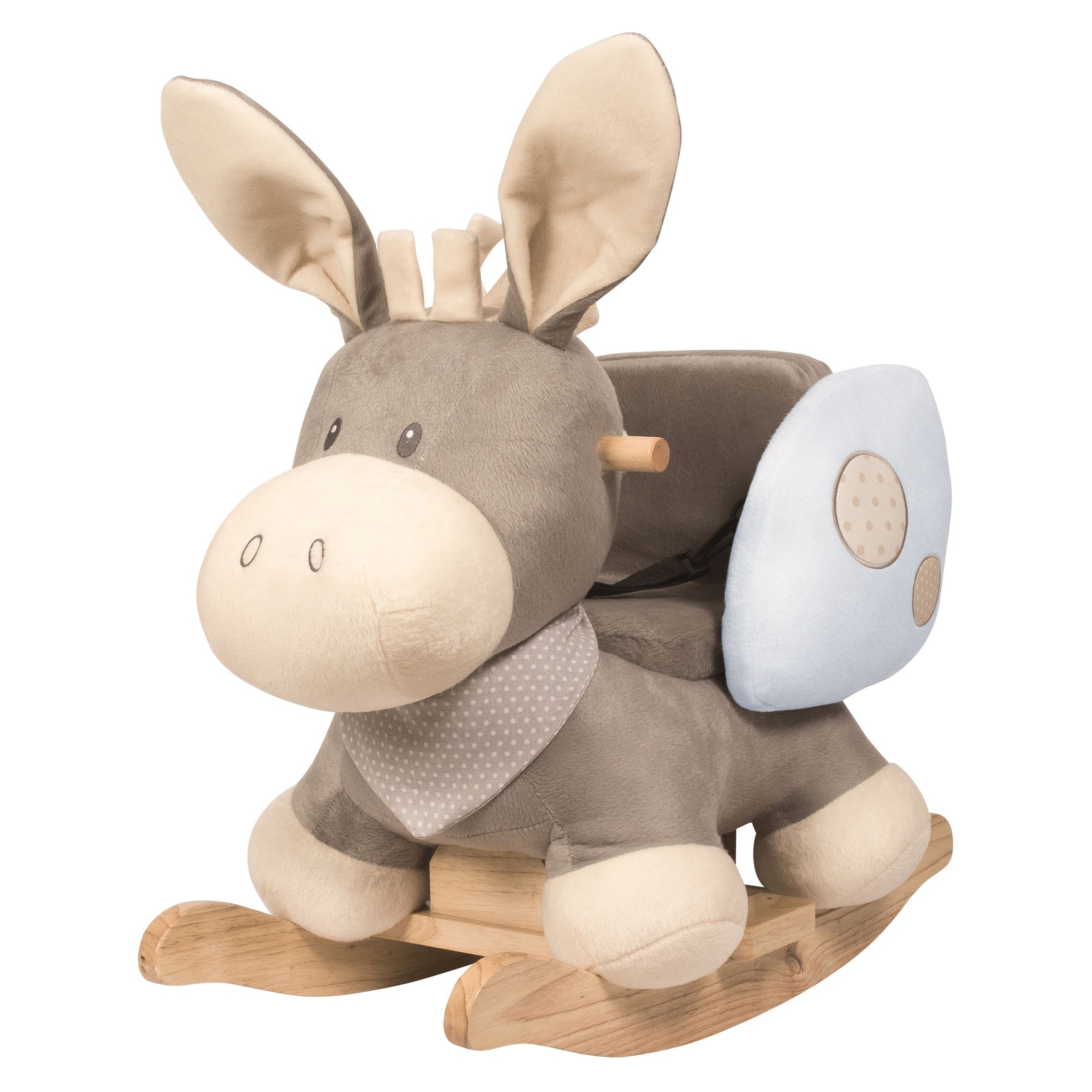 Nattou Donkey Rocker Cappuccino | Baby Rocker for 10 month old